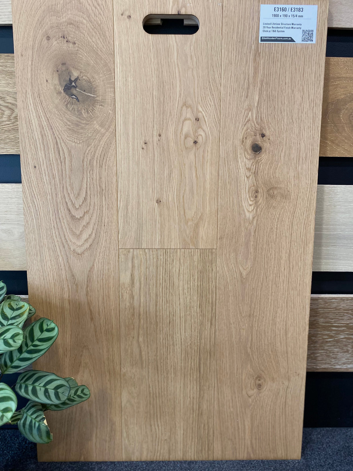 E3160 Premium Straight Board Engineered Oak 15/4mm — Elite Wooden Floors