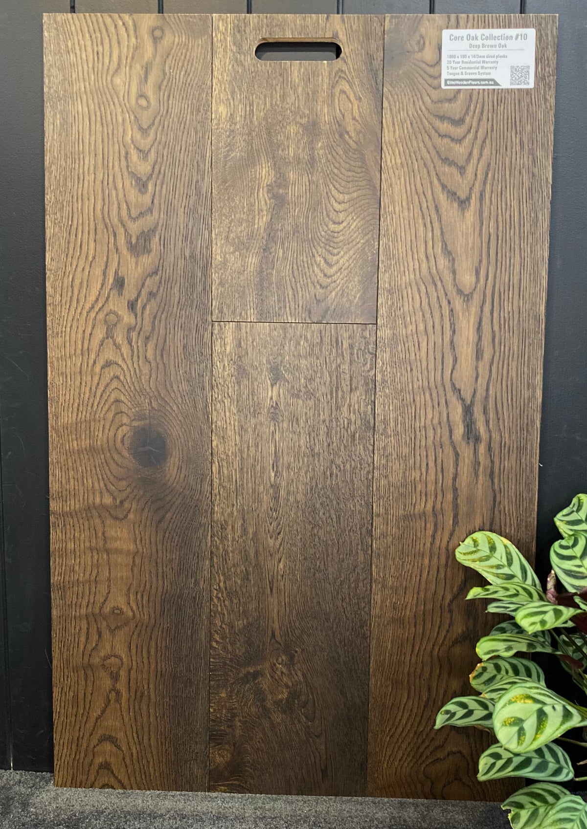 Engineered Oak Core Collection #10: Deep Brown Oak — Elite Wooden Floors