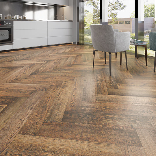H4133 Luxury HerringBone Hybrid Flooring 7mm — Elite Wooden Floors