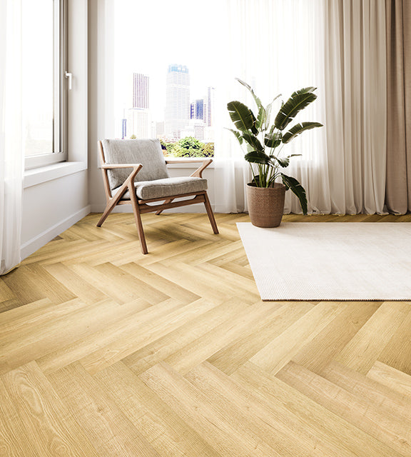 H4130 Luxury HerringBone Hybrid Flooring 7mm — Elite Wooden Floors